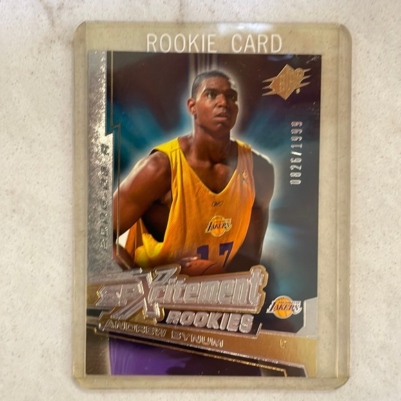 Upper Deck | Other | Rare Andrew Bynum Los Angeles Lakers Rookie Card ...